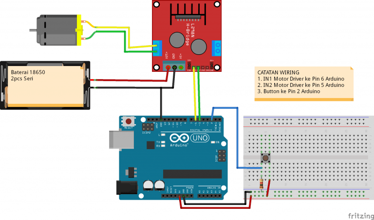 #Tutorial Arduino Mengubah Arah Putaran Motor DC Dengan 1 Tombol ...